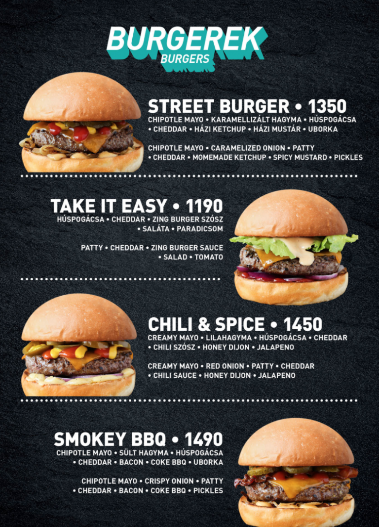 Good Street Food Style Burgers